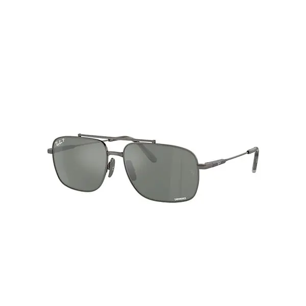 Ray-ban Michael Titanium Sunglasses Polarized - Gunmetal