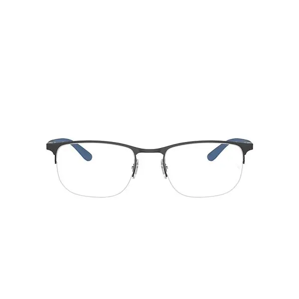 Ray-ban Half Rim Eyeglasses Frame - Sand Light Blue