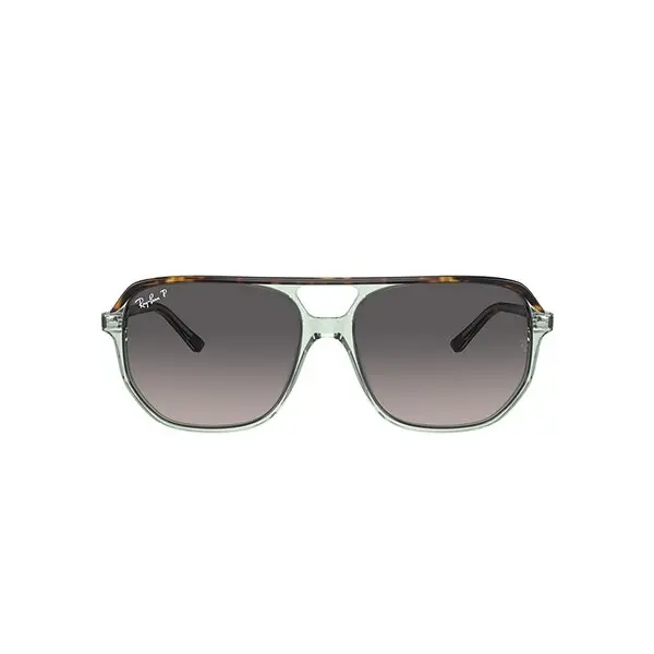 Ray-ban Bill One Sunglasses Frame - Havana On Transparent Green