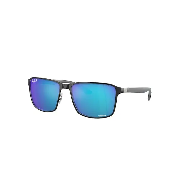 Ray-ban Chromance Square Sunglasses - Silver