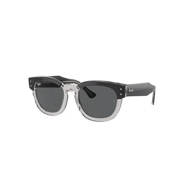 Ray-ban Mega Hawkeye Sunglasses - Dark Grey On Transparent Grey