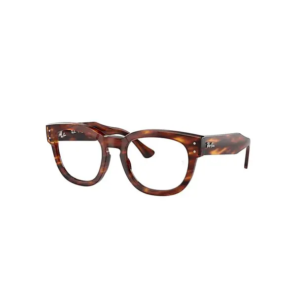 Ray-ban Mega Hawkeye Optics Eyeglasses - Striped Havana