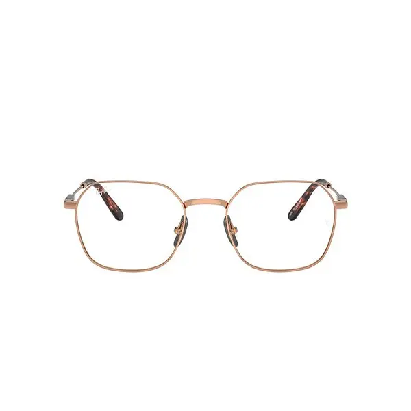 Ray-ban Jim Titanium Optics Eyeglasses - Light Brown