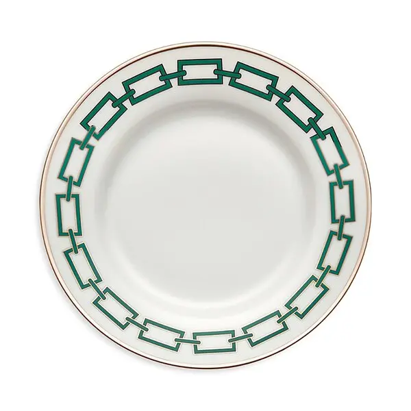 GINORI 1735 Catene Salad Plate - Emerald