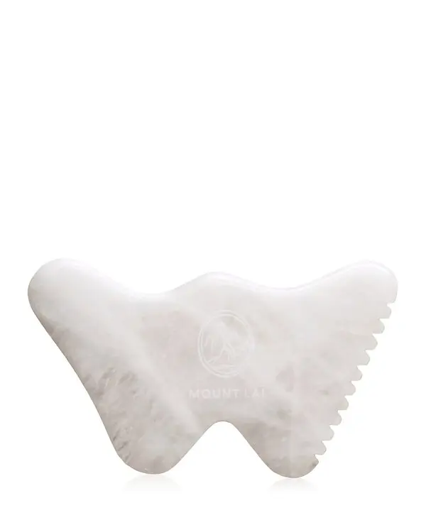 MOUNT LAI The Vitality Qi Gua Sha Sculpting Tool - White Jade