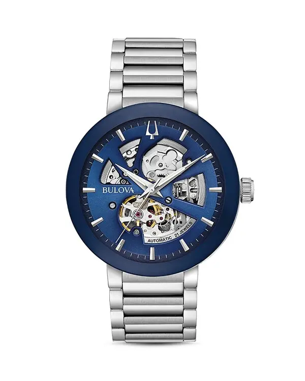 Bulova Modern 42mm Watch - Blue/silver