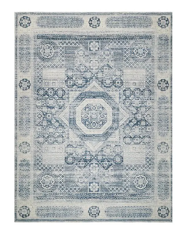 EXQUISITE RUGS The Met X Vintage Looms Vtl-70 Area Rug, 4' X 6 - Mist/blue