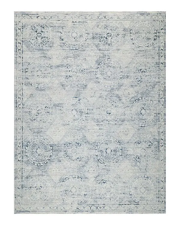EXQUISITE RUGS The Met X Vintage Looms Vtl-74 Area Rug, 4' X 6 - Mist/blue