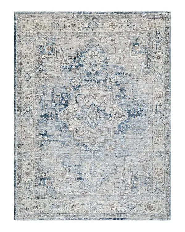 EXQUISITE RUGS The Met X Vintage Looms Vtl-77 Area Rug, 6' X 9 - Blue/beige
