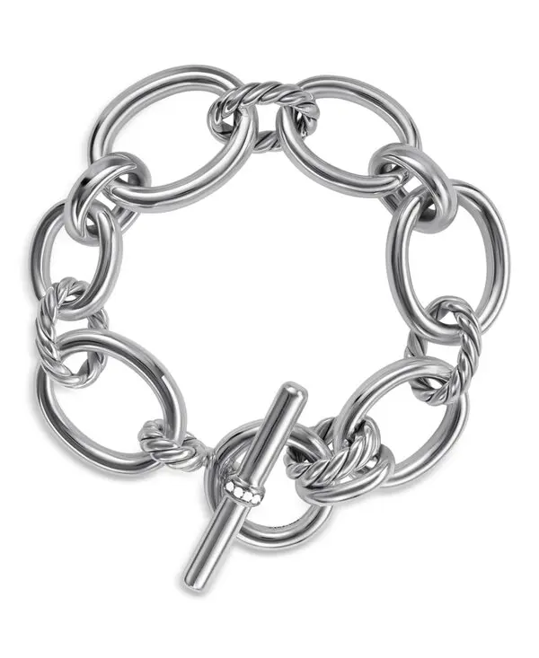 David Yurman Mercer Diamond Link Bracelet