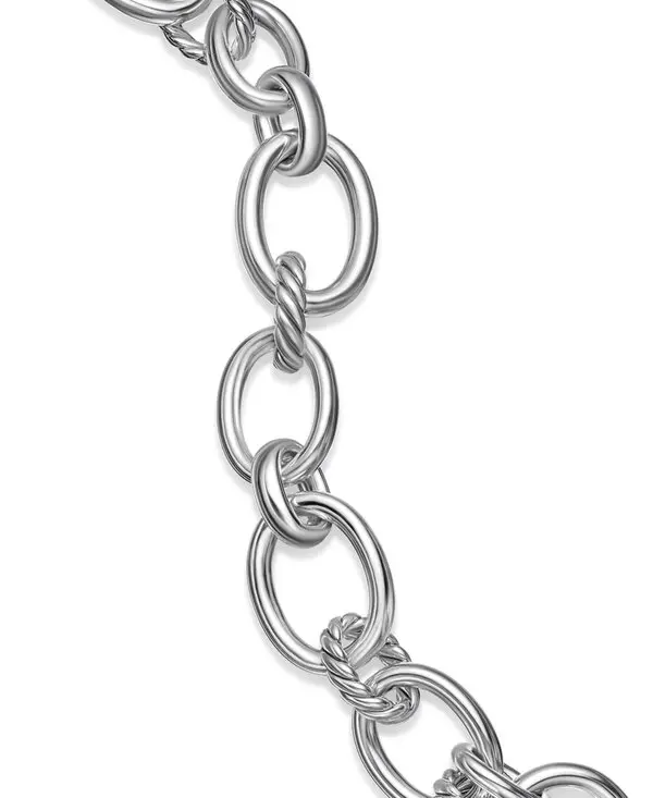 David Yurman Mercer Diamond Link Bracelet