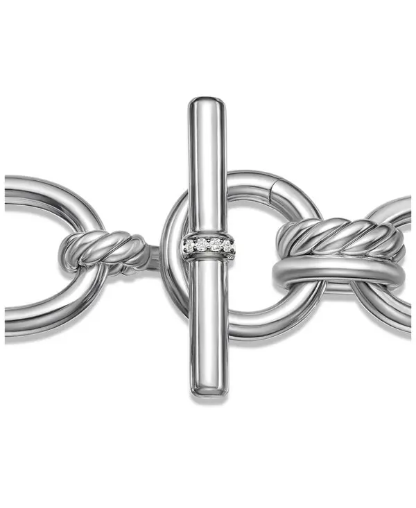 David Yurman Mercer Diamond Link Bracelet
