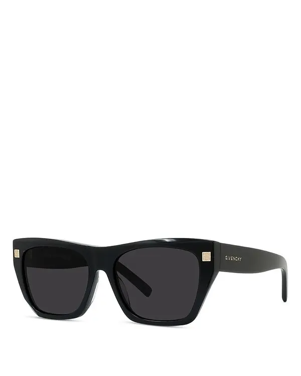 Givenchy Gv Day Square Sunglasses - Black/gray Solid