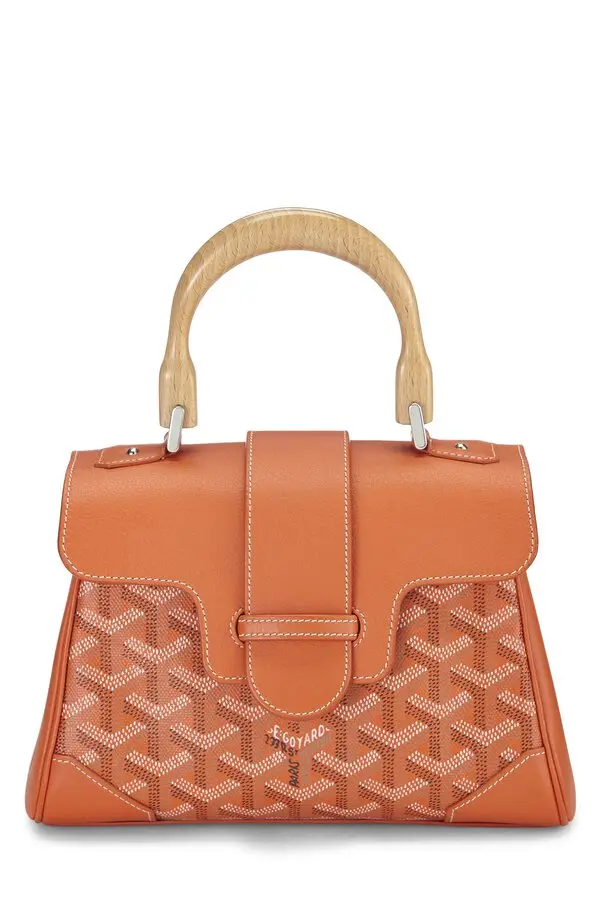 Goyard Goyardine Canvas Structured Saigon Mini