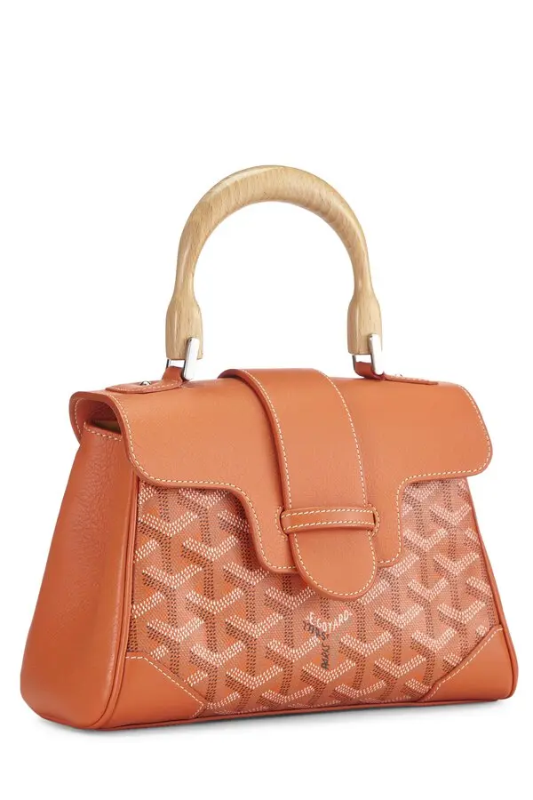 Goyard Goyardine Canvas Structured Saigon Mini