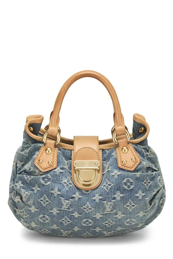 LOUIS VUITTON Monogram Denim Pleaty - Blue