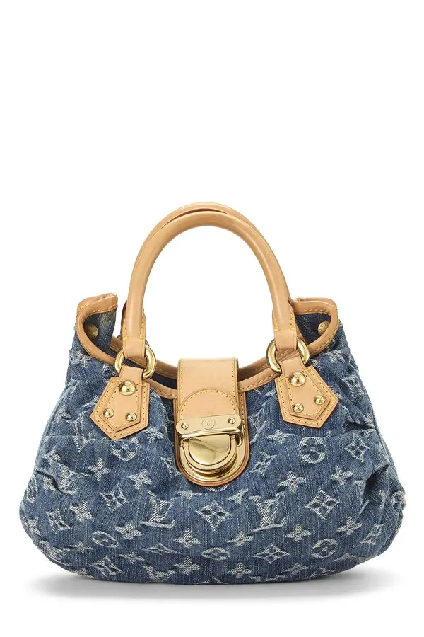 LOUIS VUITTON Monogram Denim Pleaty - Blue