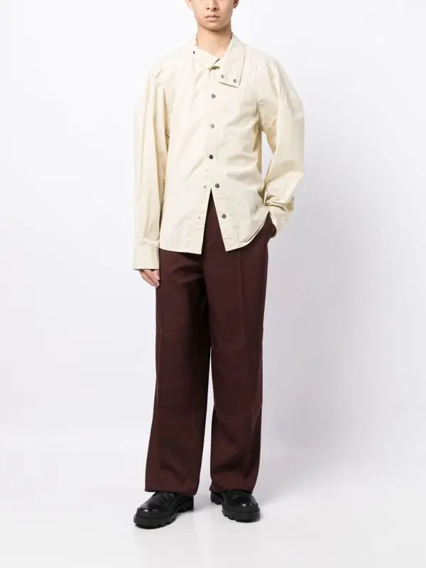 JIL SANDER Pressed-crease Tailored Trousers