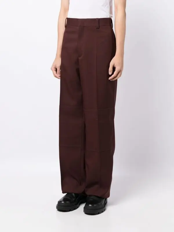 JIL SANDER Pressed-crease Tailored Trousers