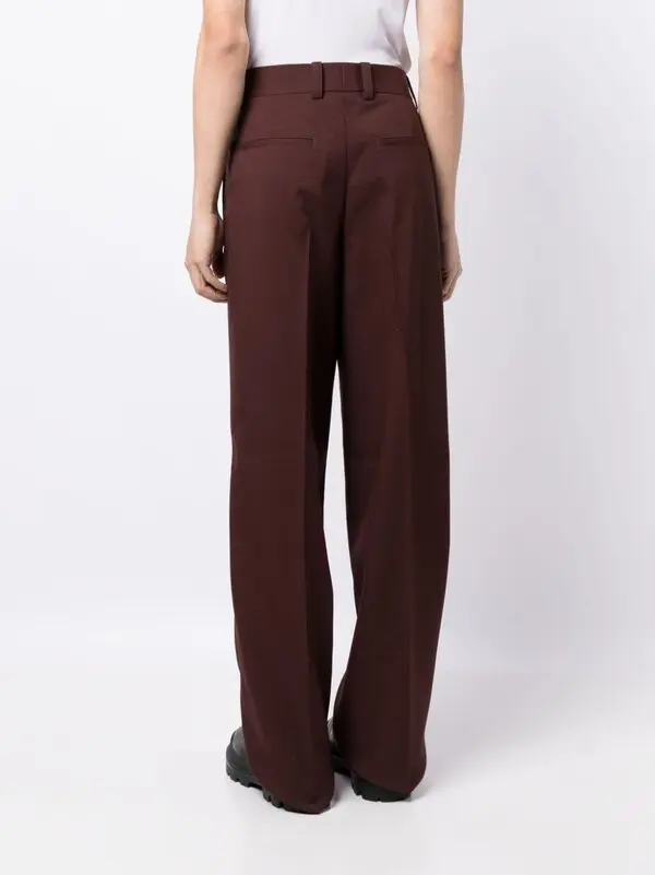 JIL SANDER Pressed-crease Tailored Trousers