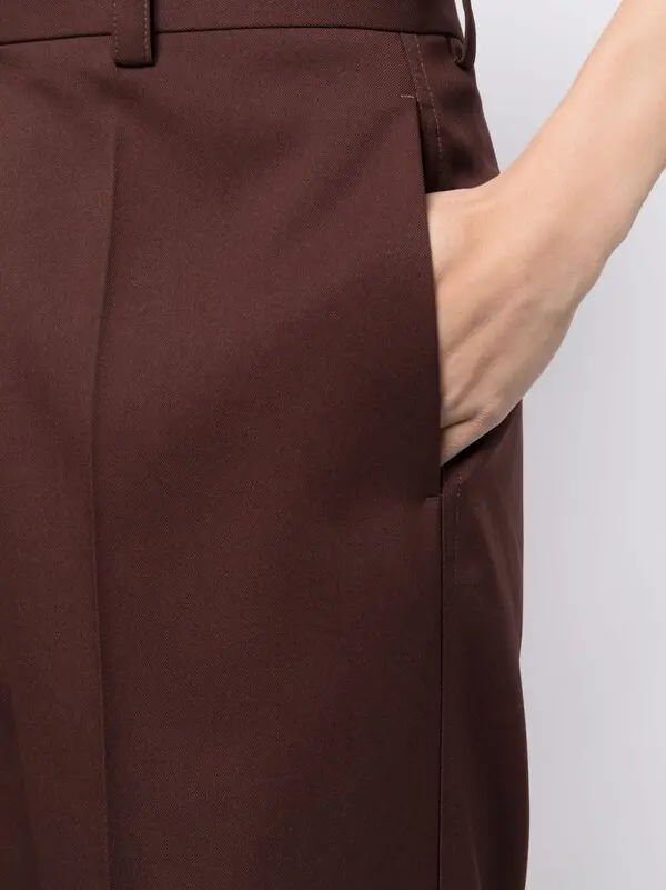 JIL SANDER Pressed-crease Tailored Trousers