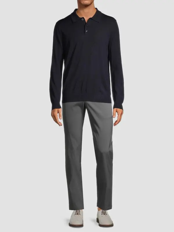 REISS Trafford Polo Sweater - Navy
