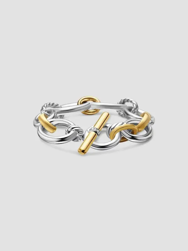 David Yurman Mercer Bracelet In Sterling - Diamond