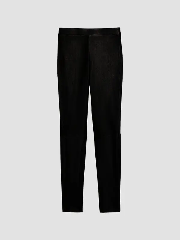 Theory Pull-on Leather Leggings