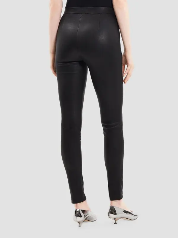 Theory Pull-on Leather Leggings