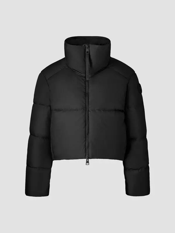 Canada Goose Garnet Crop Puffer Jacket - Black