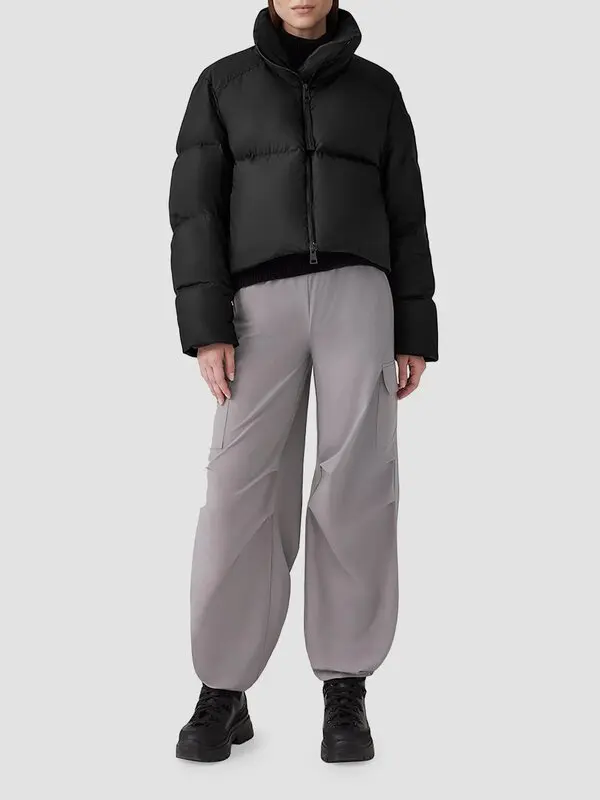Canada Goose Garnet Crop Puffer Jacket - Black