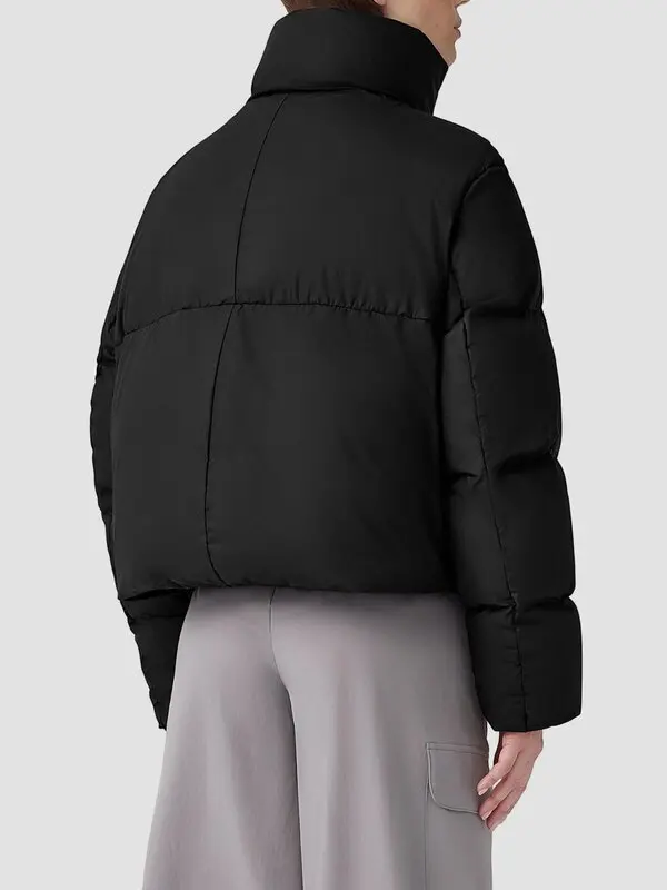 Canada Goose Garnet Crop Puffer Jacket - Black