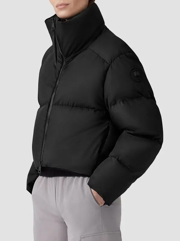 Canada Goose Garnet Crop Puffer Jacket - Black