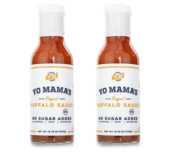 YO MAMA'S FOODS Yo Mama's 13.75oz Buffalo Sauce - One-color