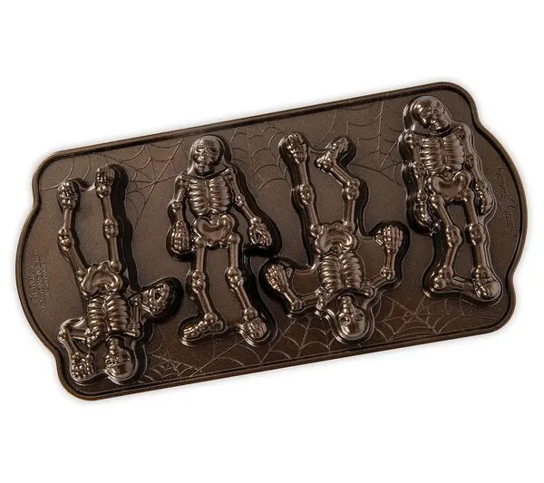 NORDICWARE Spooky Skeleton Cakelet Pan - One-color