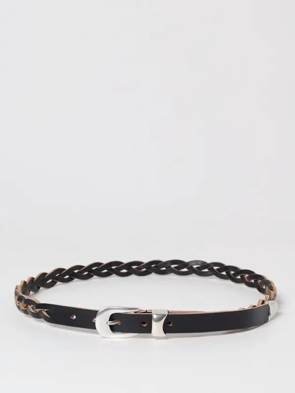 Our Legacy Braided Leather Belt - Black