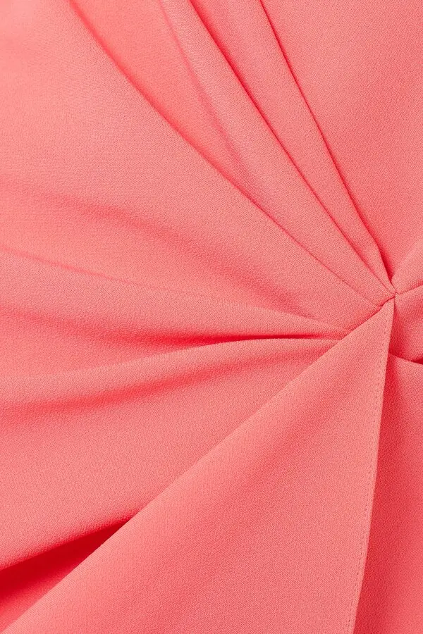 Safiyaa Taylora Draped Crepe Gown