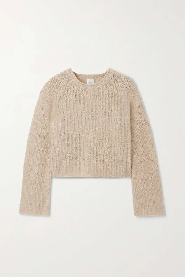 LESET Adam Cashmere-blend Sweater - Beige