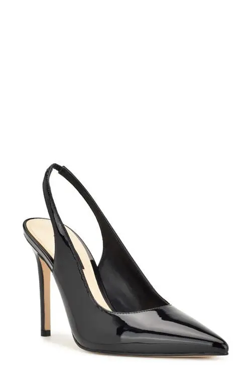 Nine West Feather Slingback Pointed Toe Pump - Black