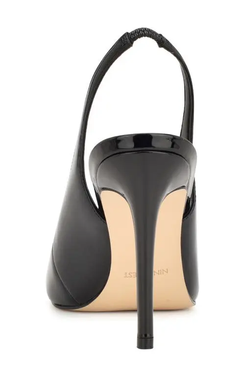 Nine West Feather Slingback Pointed Toe Stiletto Pump