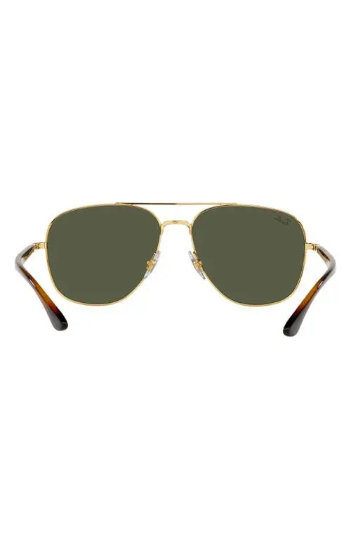 Ray-ban 59mm Square Sunglasses - Gold Flash