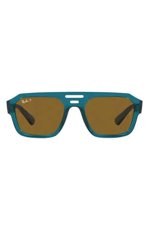 Ray-ban Corrigan 54mm Polarized Sunglasses - Light Blue