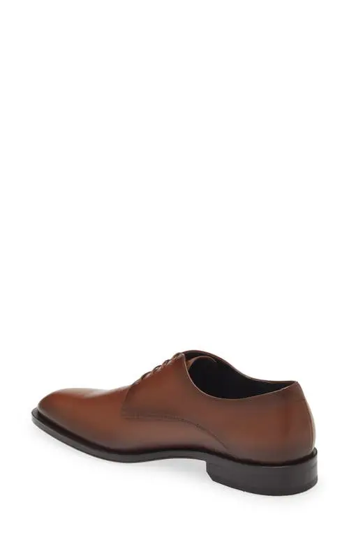 BOSS Derreck Plain Toe Derby - Medium Brown
