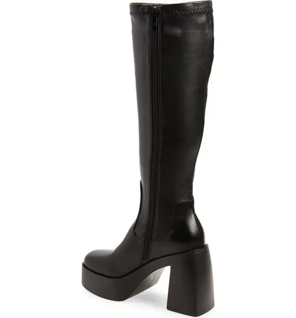 AZALEA WANG Nashla Knee High Platform Boots