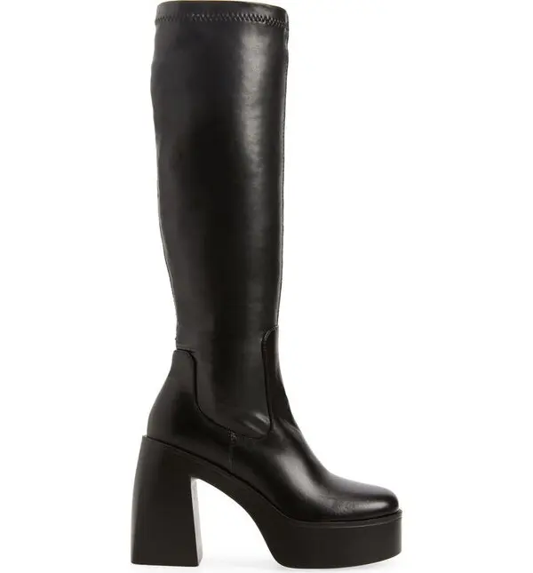 AZALEA WANG Nashla Knee High Platform Boots