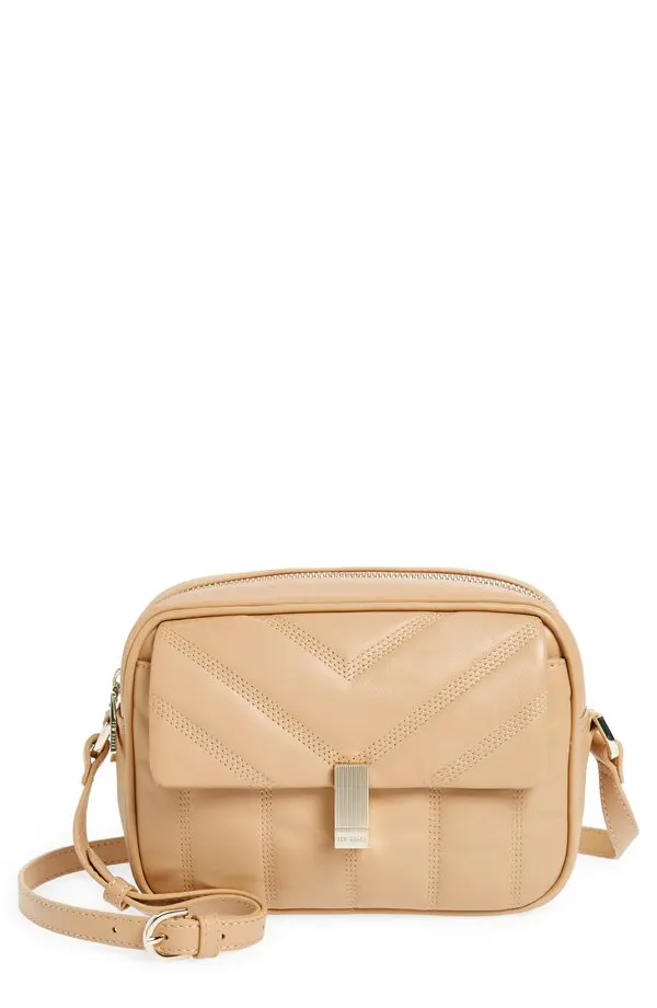 Ted Baker London Avalily Quilted Leather Camera Bag