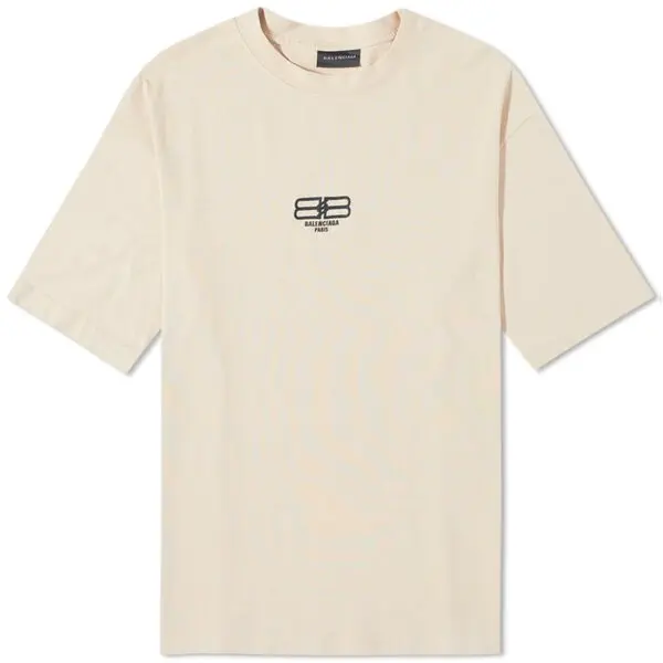 Balenciaga Bb Centre Logo T-shirt
