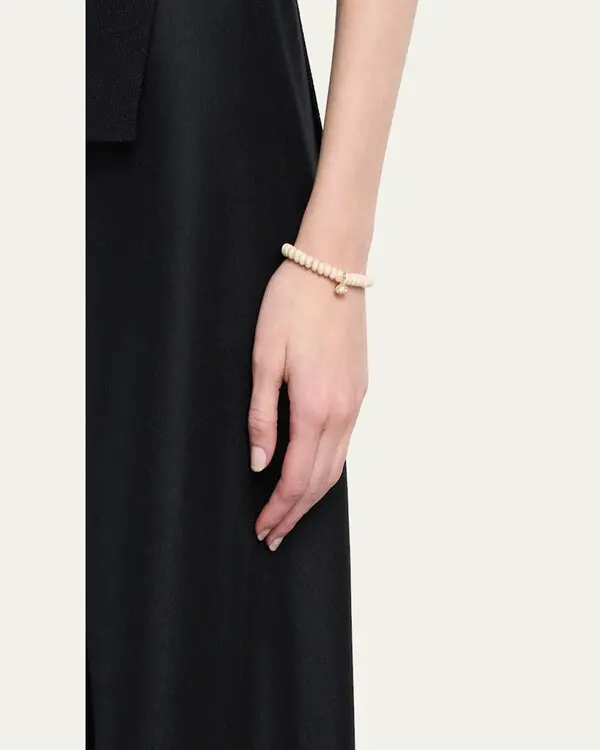 SYDNEY EVAN Diamond & Jasper Bead Bracelet