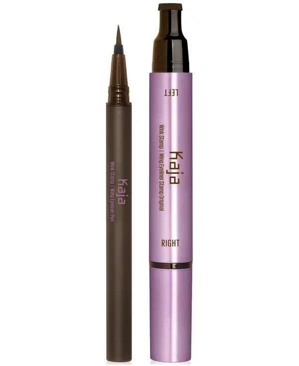 KAJA Wink Stamp Original Waterproof Wing Eyeliner Stamp & Pen - Brown