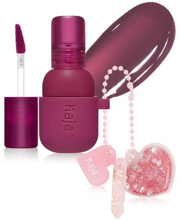 KAJA Jelly Charm Glazed Lip Stain & Blush With Keychain - Berry Colada